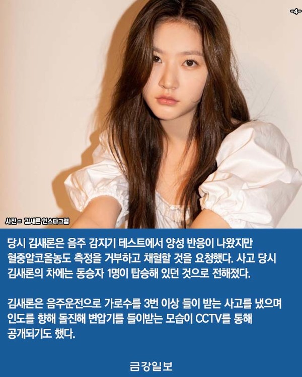 [카드뉴스] 김새론 프로필ㆍ생일파티?... 음주운전 벌금 2000만 원 구형