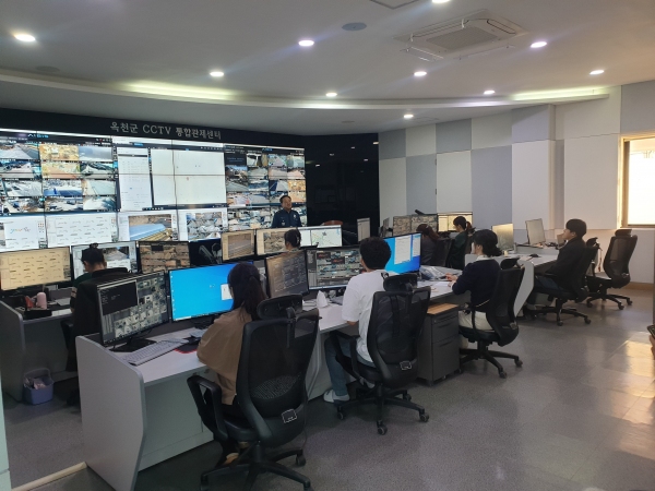 옥천군 CCTV통합관제센터 관제요원 직무교육 시행