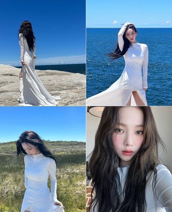 카리나 인스타, 이국적인 매력 방출